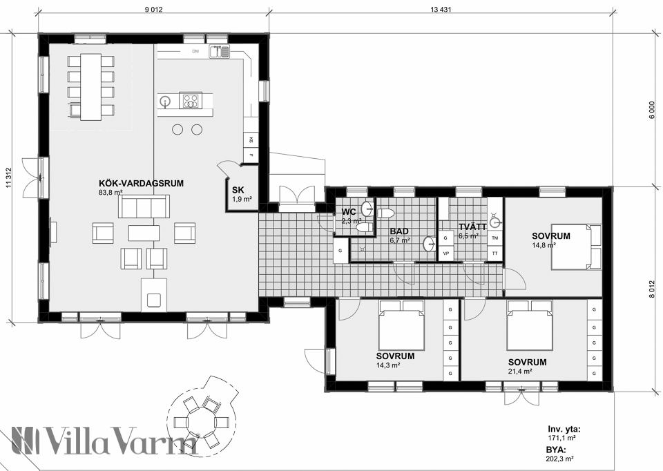 Villa Hestra - Villa Varm